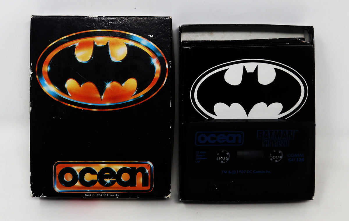 Vintage 1989 80s Commodore 64 C64 CBM 64 / 128 Ocean DC Comics Batman ...
