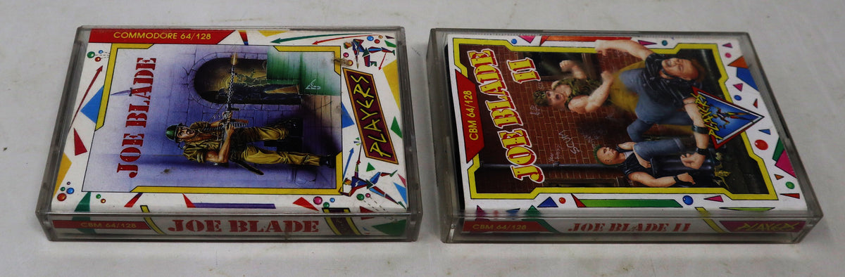 Vintage 1987 1988 80s Commodore 64 C64 CBM 64 / 128 Joe Blade 1 & Joe ...