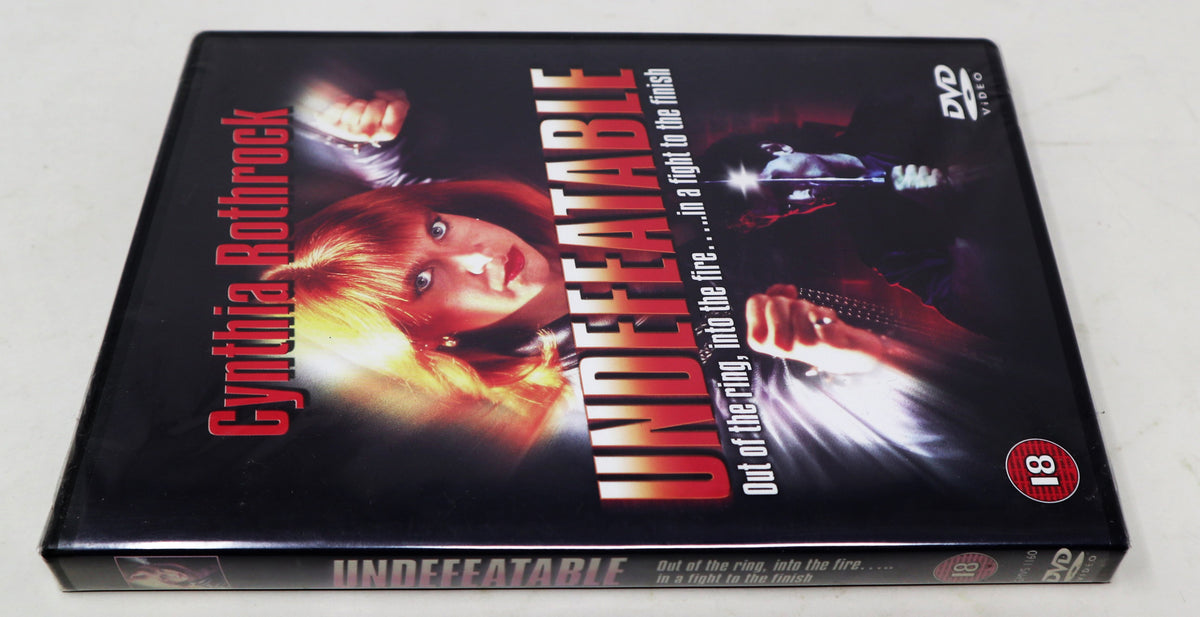 Vintage Cynthia Rothrock Undefeatable DVD Video Sealed Rare Martial Ar ...