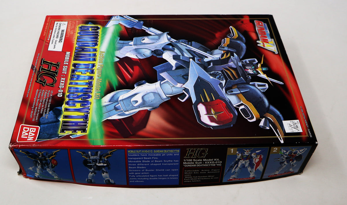 Vintage 1995 90s Bandai W-Gundam Wing Gundam Deathscythe Mobile Suit X ...