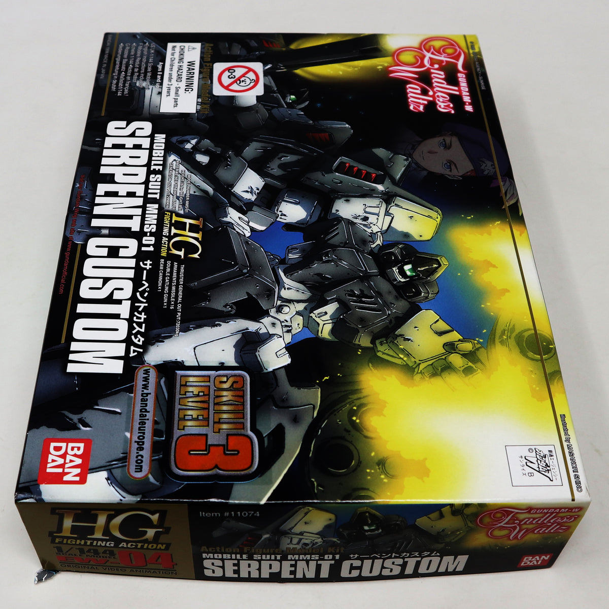 Vintage 1998 90s Bandai Endless Waltz Gundam-W Serpent Custom Mobile S ...
