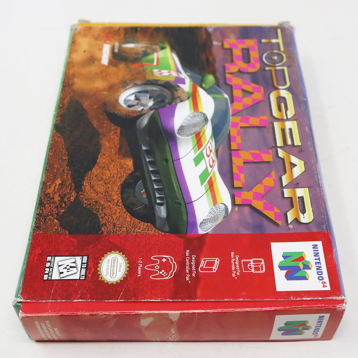 Vintage 1997 90s Nintendo 64 N64 Top Gear Rally Racing Video Game Boxe ...