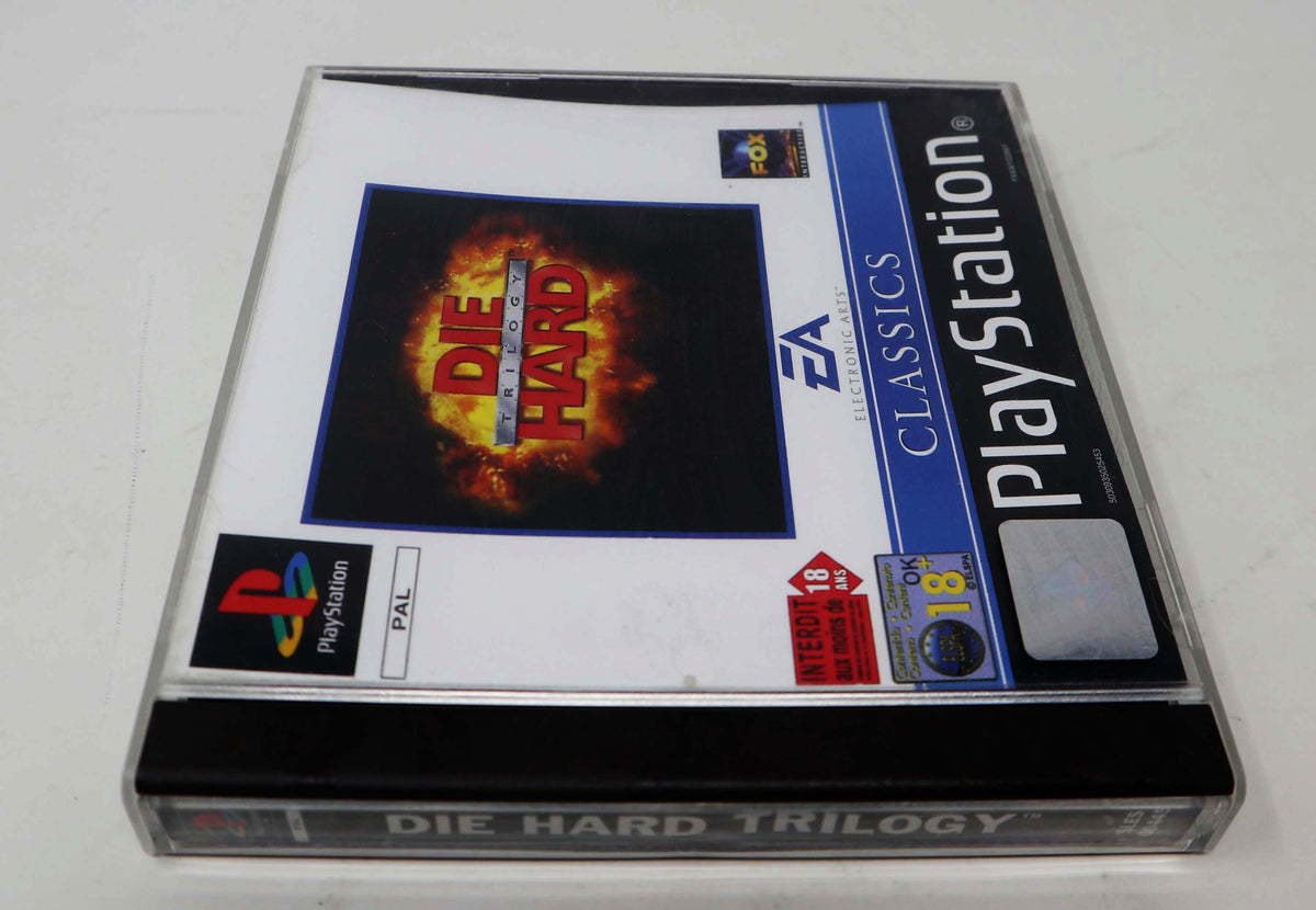 Vintage 1996 90s Playstation 1 PS1 Die Hard Trilogy Video Game Pal Ver ...
