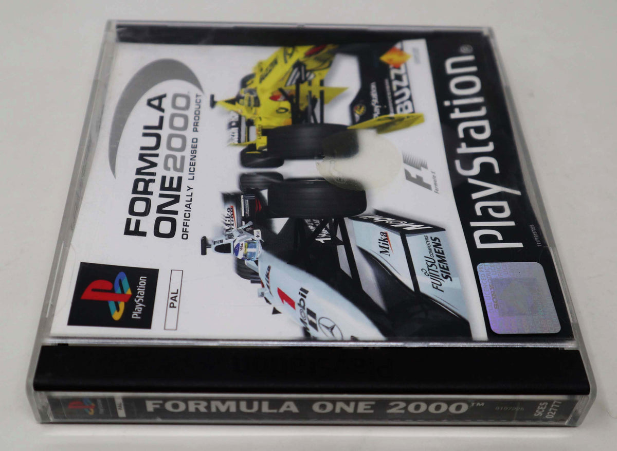 Vintage 2000 Playstation 1 PS1 Formula One 2000 Video Game Pal 1-2 Pla ...