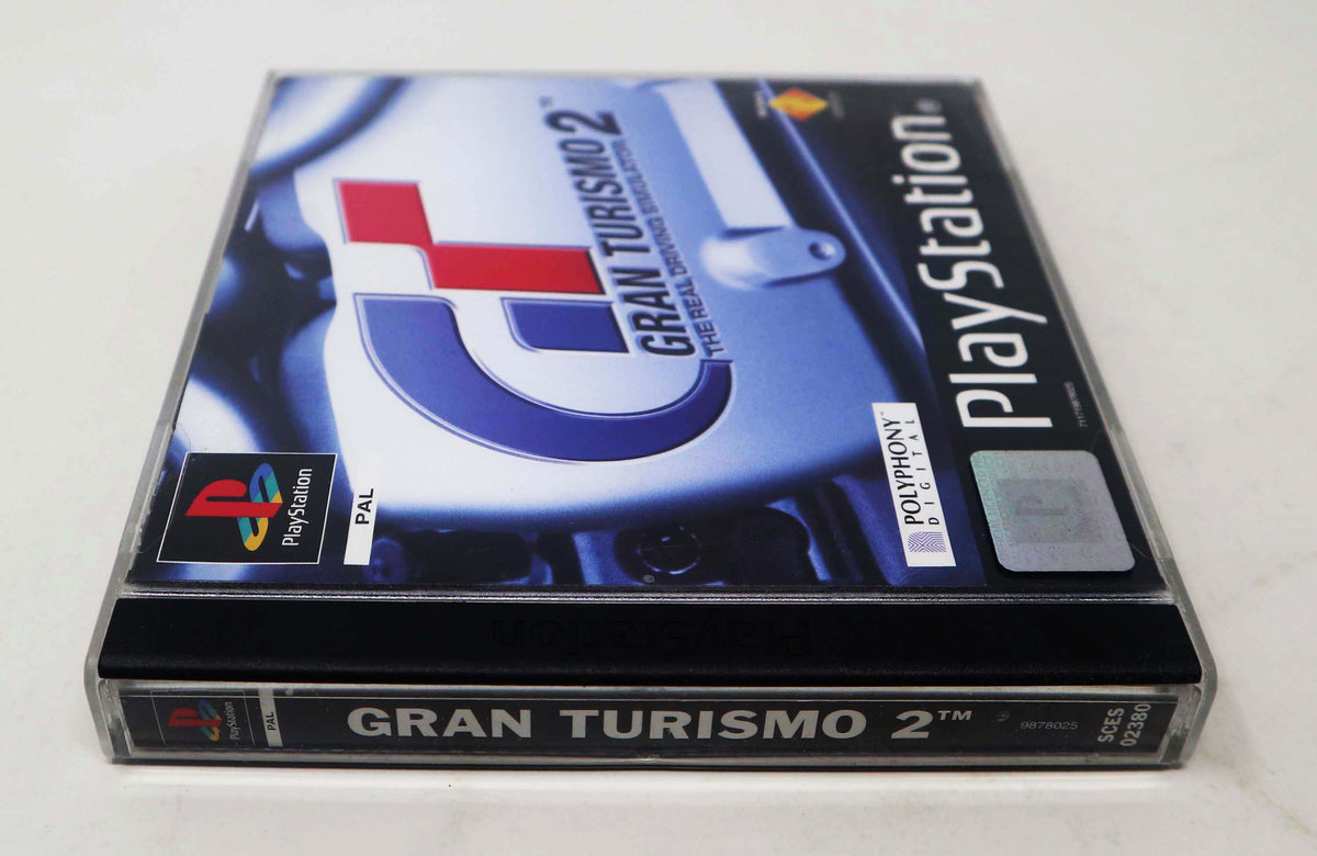 Vintage 1994 90s Playstation 1 PS1 Gran Turismo 2 Video Game Pal 1-2 P ...
