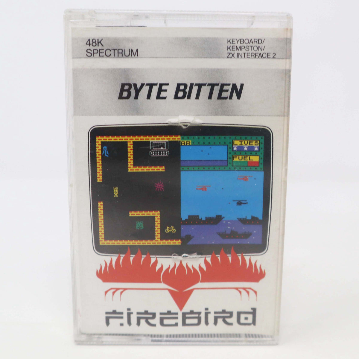 Vintage 1980s Spectrum 48K Byte Bitten Cassette Tape Video Game ...