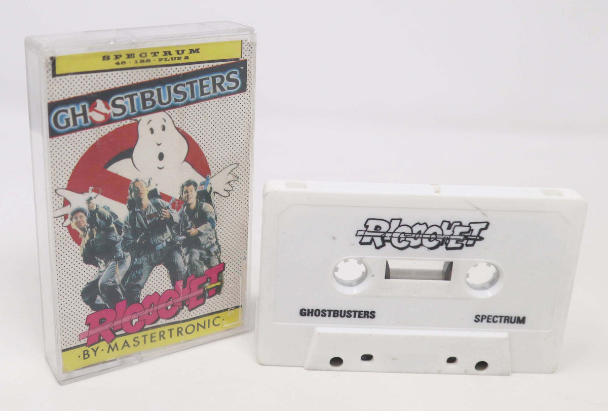 Vintage 1984 80s Spectrum 48K 128K +2 Ghostbusters Cassette Tape Video ...
