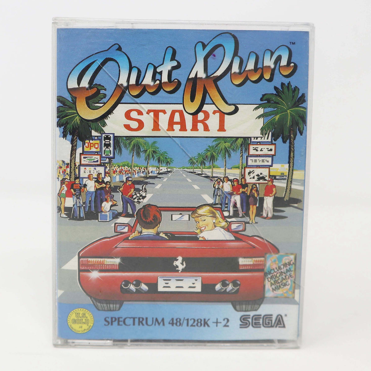 Vintage 1987 80s Spectrum 48K 128K +2 Sega Out Run Cassette Tape Video ...