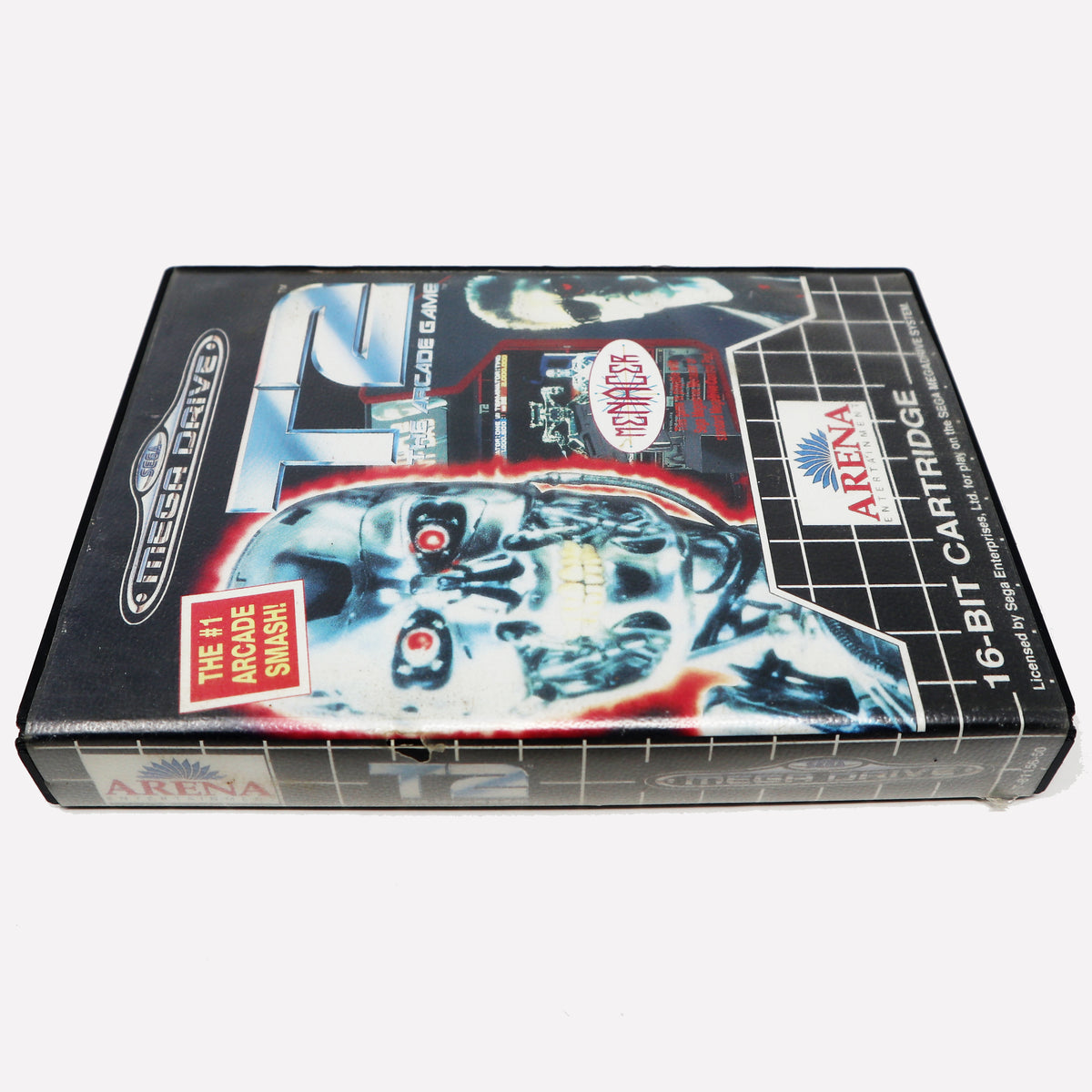 Vintage 1992 90s Sega Mega Drive Megadrive T2 Terminator 2 The Arcade ...