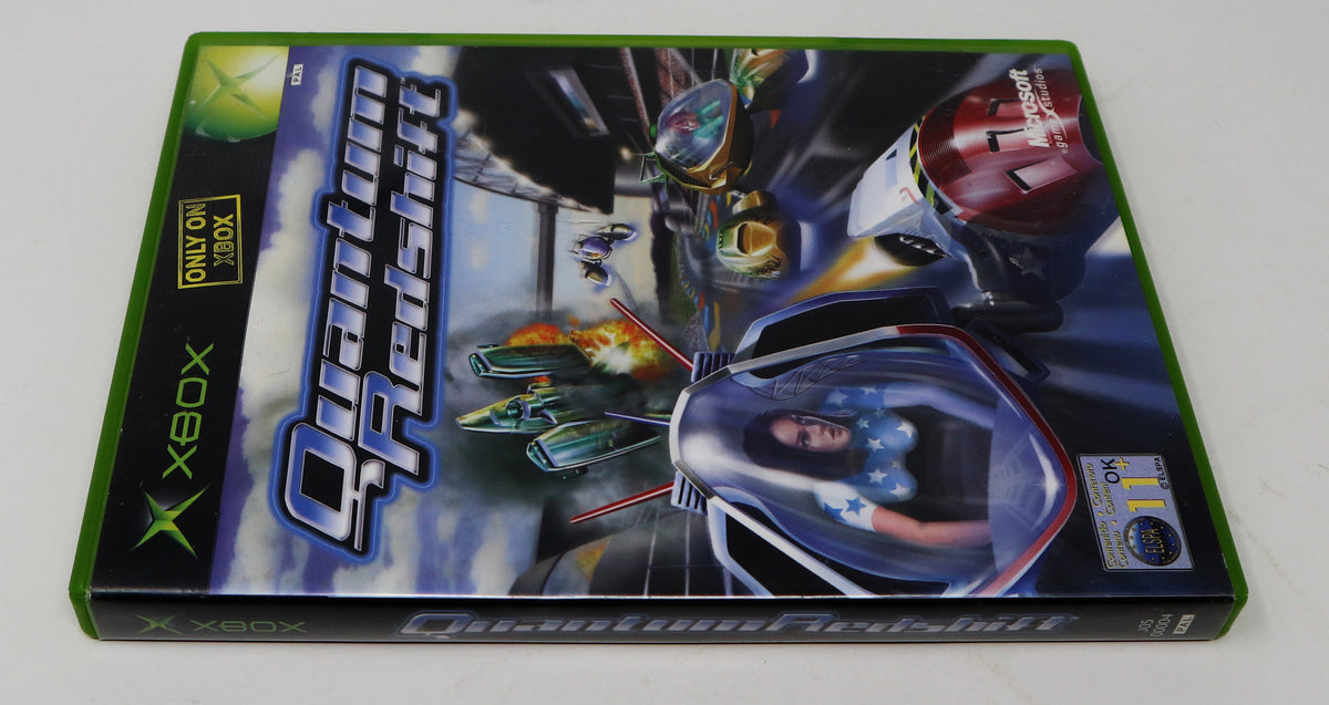 Vintage 2002 Microsoft Xbox X-Box Quantum Redshift Video Game PAL 1-4 ...